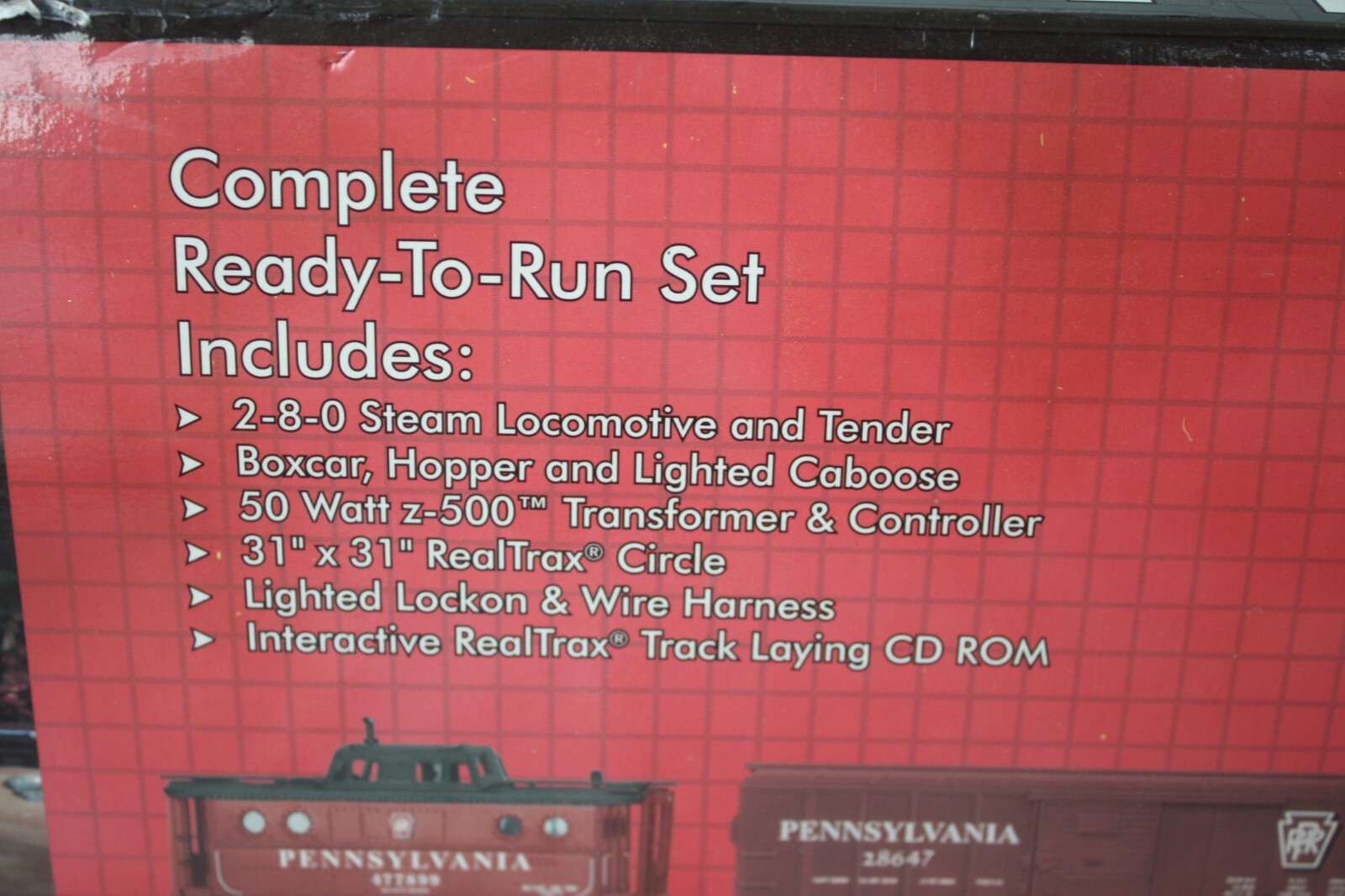 M.T.H. Rail King Pennsylvania 2-8-0 Keystone Freight Express Train Set ...