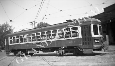 ORIGINAL THE SCHENECTADY RAILWAY CO. TROLLEY NEGATIVE STREETCAR #654 NY ...