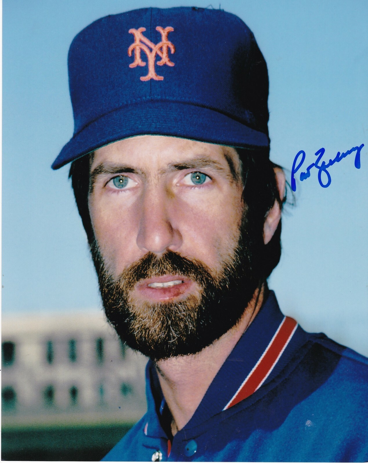 PAT ZACHRY NEW YORK METS ACTION SIGNED 8x10 | eBay