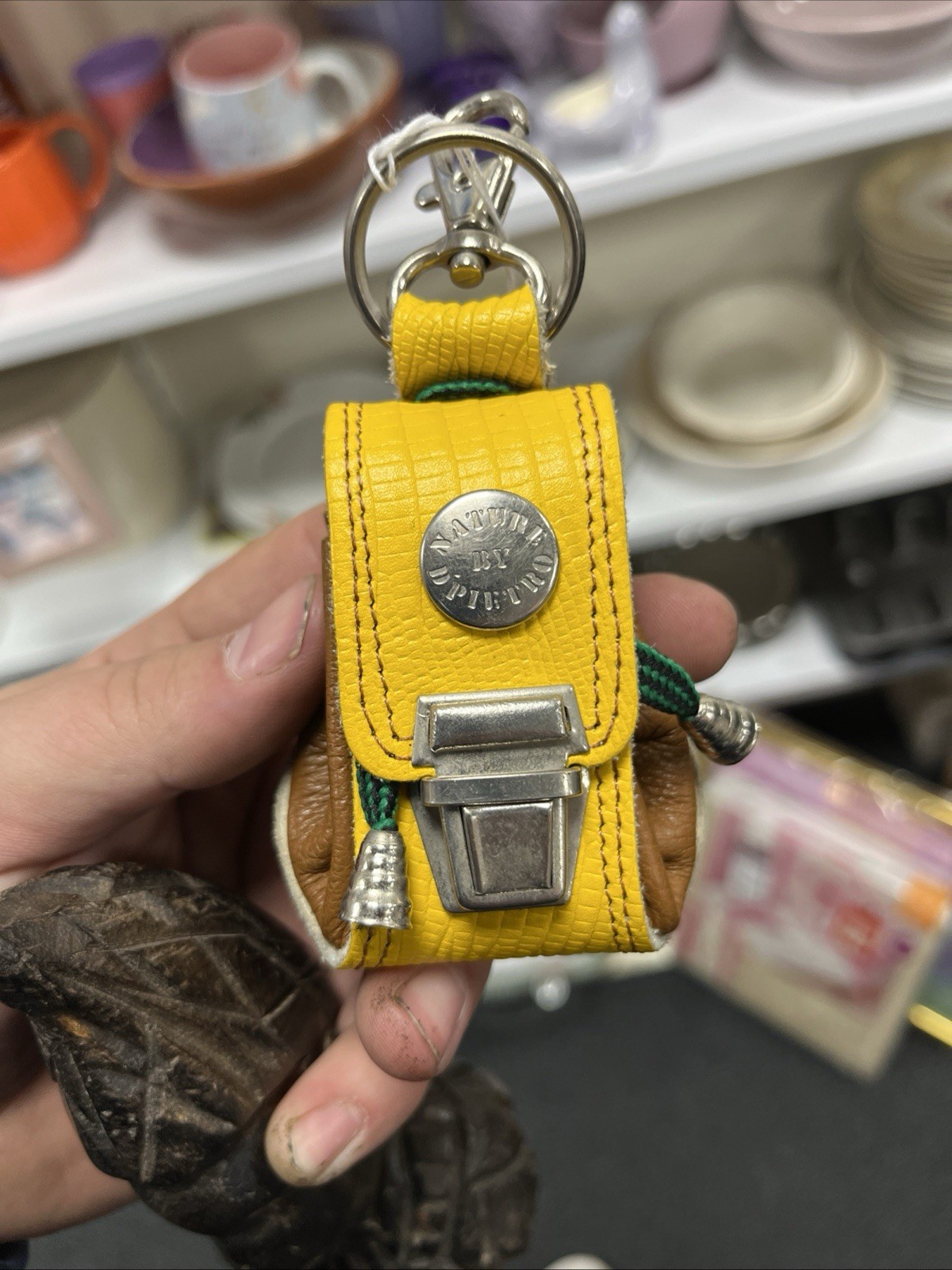 Leather Key Chain Micro Coin Purse Mini Wallet | eBay UK