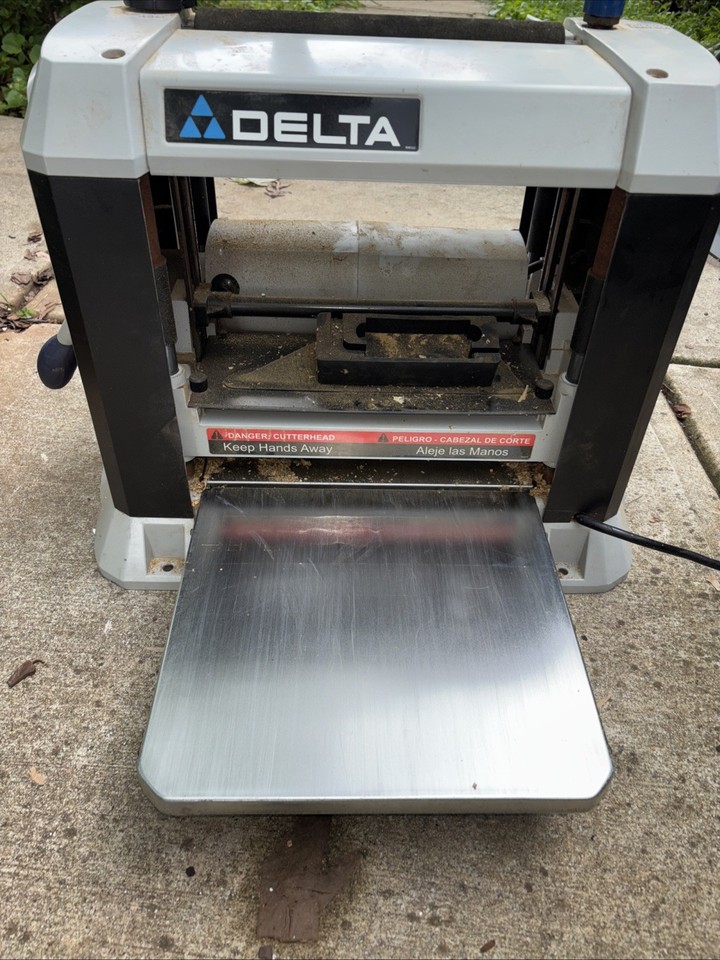 Delta Model 22-580 Vintage 13” 2 Speed Finishing Portable Planer 15 Amp ...