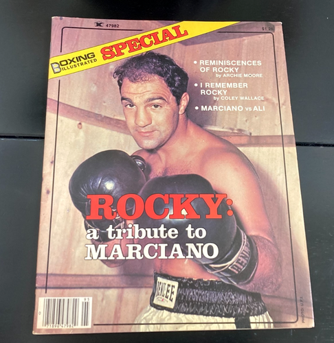 BOXING MAGAZINE ROCKY MARCIANO BOXING HOFer COVER 1970's-Free ship | eBay