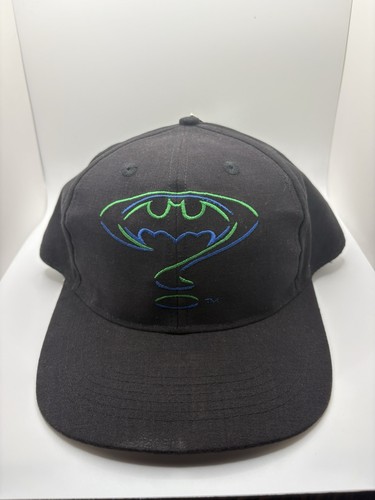 Vintage New With Tags Batman Forever 1994 Movie Promo Snapback Hat RARE ...
