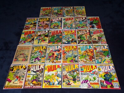 THE INCREDIBLE HULK 145 - 199 LOT 161 172 175 BEAST INHUMANS MISSING ...