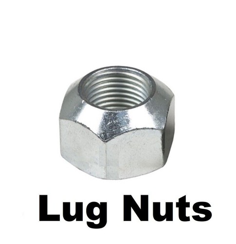 TEN 9/16-18" Cone Lug nuts for 9/16" Stud Trailer Axle Hub Drum | eBay