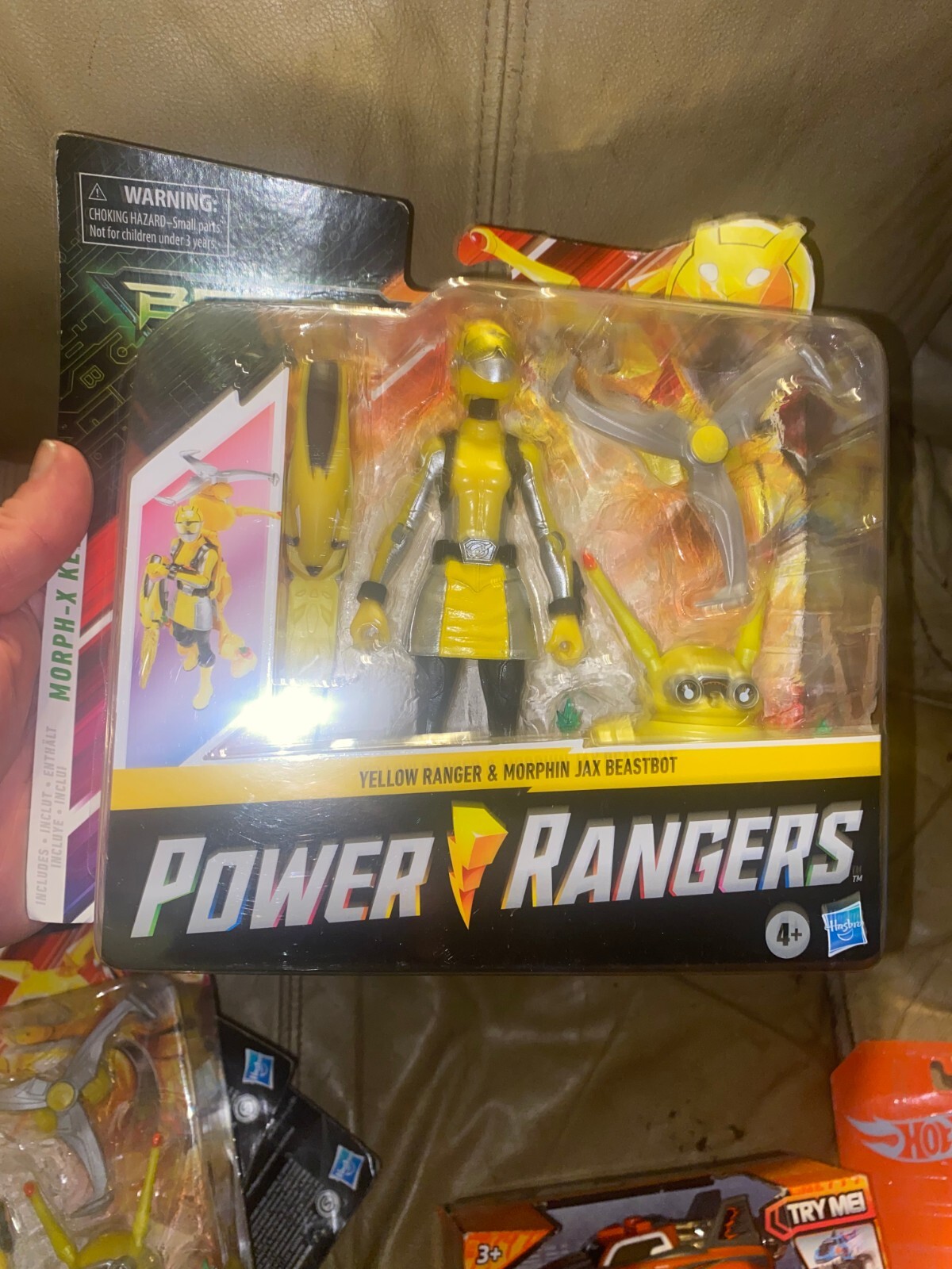 Hasbro, Power Rangers, Yellow Ranger & Morphin Jax Beastbot. Age 4 ...