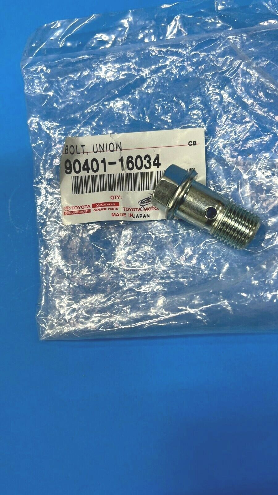 1995-2021 Toyota Lexus Bolt No-1 Union Pressure Feed 1-PC GENUINE ...