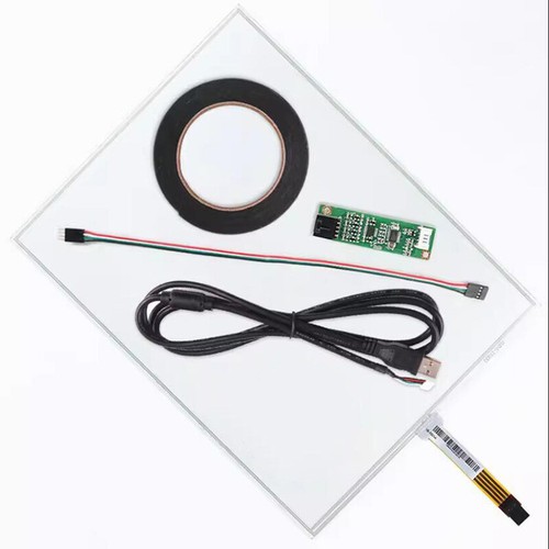 1PCS New 17" Resistive Touch Screen Controller Kit 355*288mm 4Pin 4:3 ...
