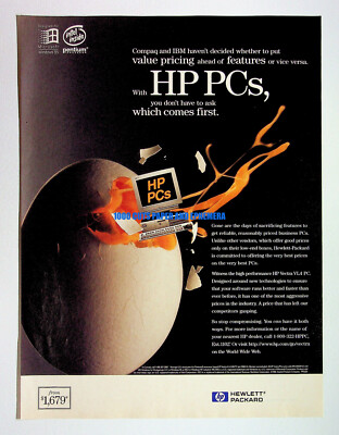 HP Vectra VL4 PC Computer 1996 Trade Print Magazine Ad Poster ADVERT | eBay