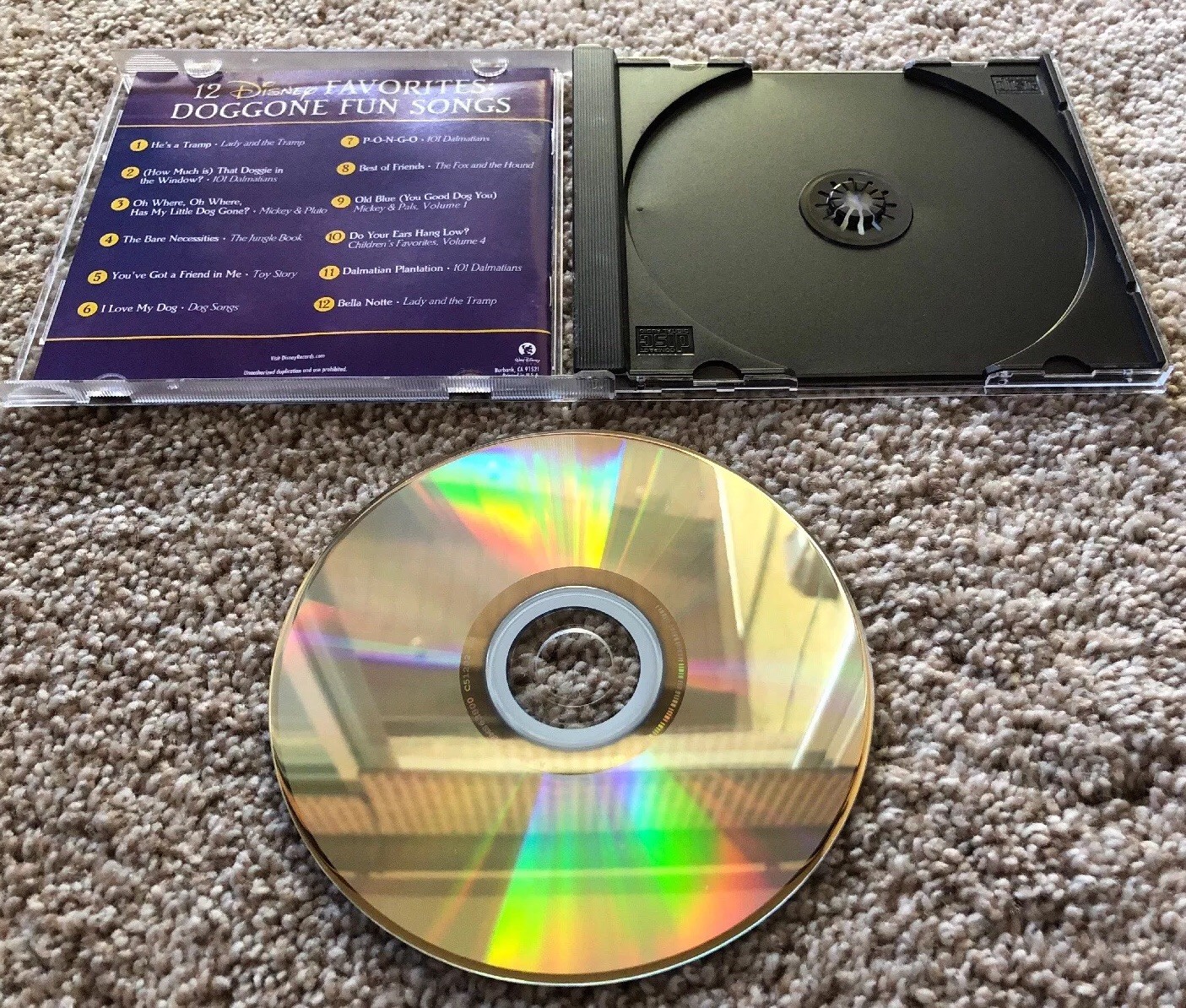 12 Disney Favorites: Doggone Fun Songs CD & Lyric Book Dogs - Limited ...