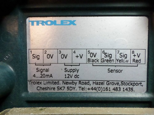 TROLEX FLAMMABLE GAS SENSER TRANSMITTER - TX6383 - LED DISPLAY | eBay