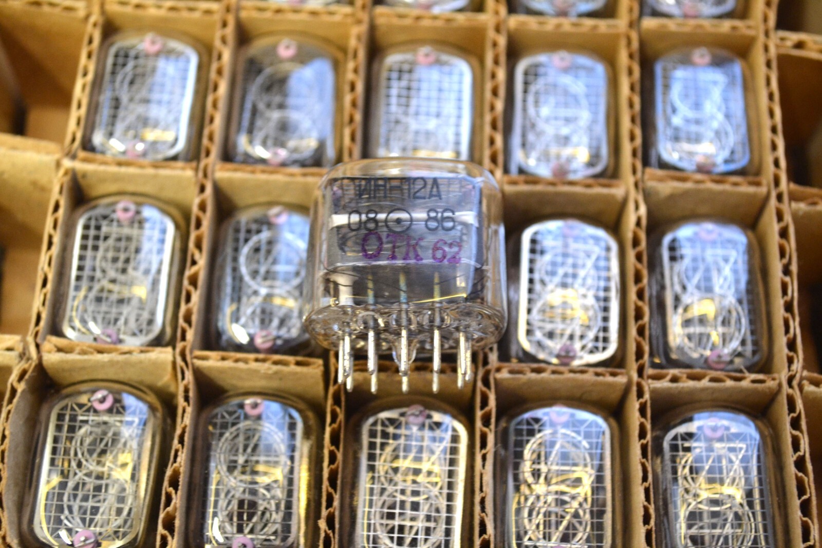 50pcs IN-12A NOS New Nixie Tubes same date original box IN12A IN12 IN ...