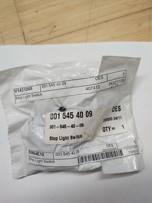 Genuine NOS Mercedes Stop Brake Light Switch 0015454009 Sealed Bag | eBay