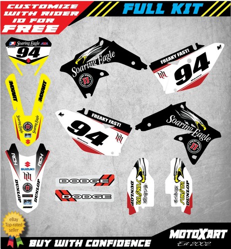 Suzuki RMX 450 2010 - 2016 Full custom sticker kit EAGLE Style stickers ...