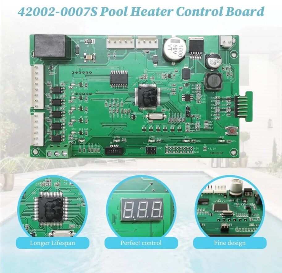 For Pentair Master Temp 400 42002-0007S Control Board Kit w/ 472610Z ...