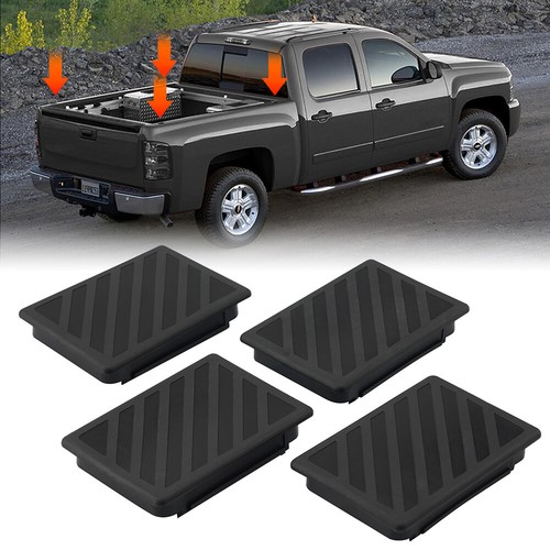 4PCS Trucks Bed Rail Stake Covers Compatible For Chevy Silverado & GMC ...