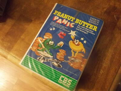 PEANUT BUTTER PANIC - Commodore 64 CBS Software Computer Game Cartridge ...