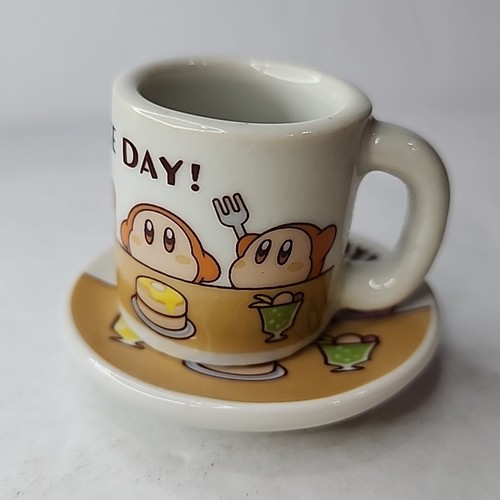 Kirby Dreamland 1" Waddle Dee Kirby Have a Nice Day Mug Plate Nintendo ...