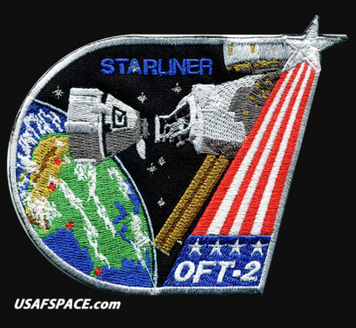 BOEING Starliner - OFT-2 - ORIGINAL AB Emblem 4.5" SPACE Mission PATCH ...