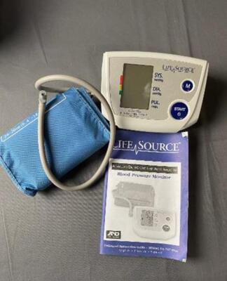 Life Source Blood Pressure Monitor Advanced/Deluxe One Step Auto ...