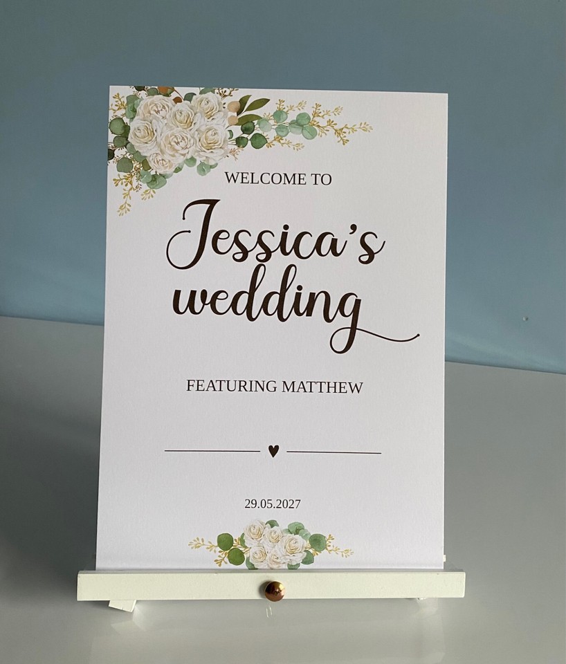 Funny WELCOME to bride's wedding SIGN featuring Groom husband ...