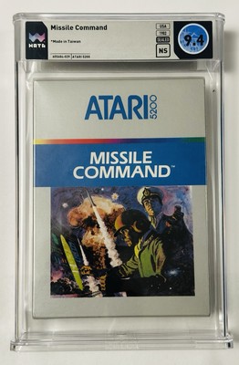 Atari 5200 New Sealed Missile Command Video Game (1982) WATA 9.4 (Low Price) | eBay