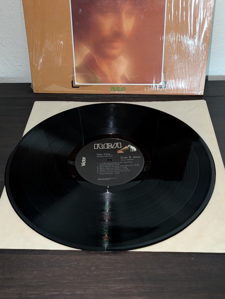 WAYLON JENNINGS This Time Vinyl LP 1974 RCA Victor APL1-0539 Country ...