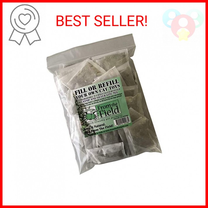from The Field | Catnip Tea Bags | Ultimate Blend of Catnip & Silver ...