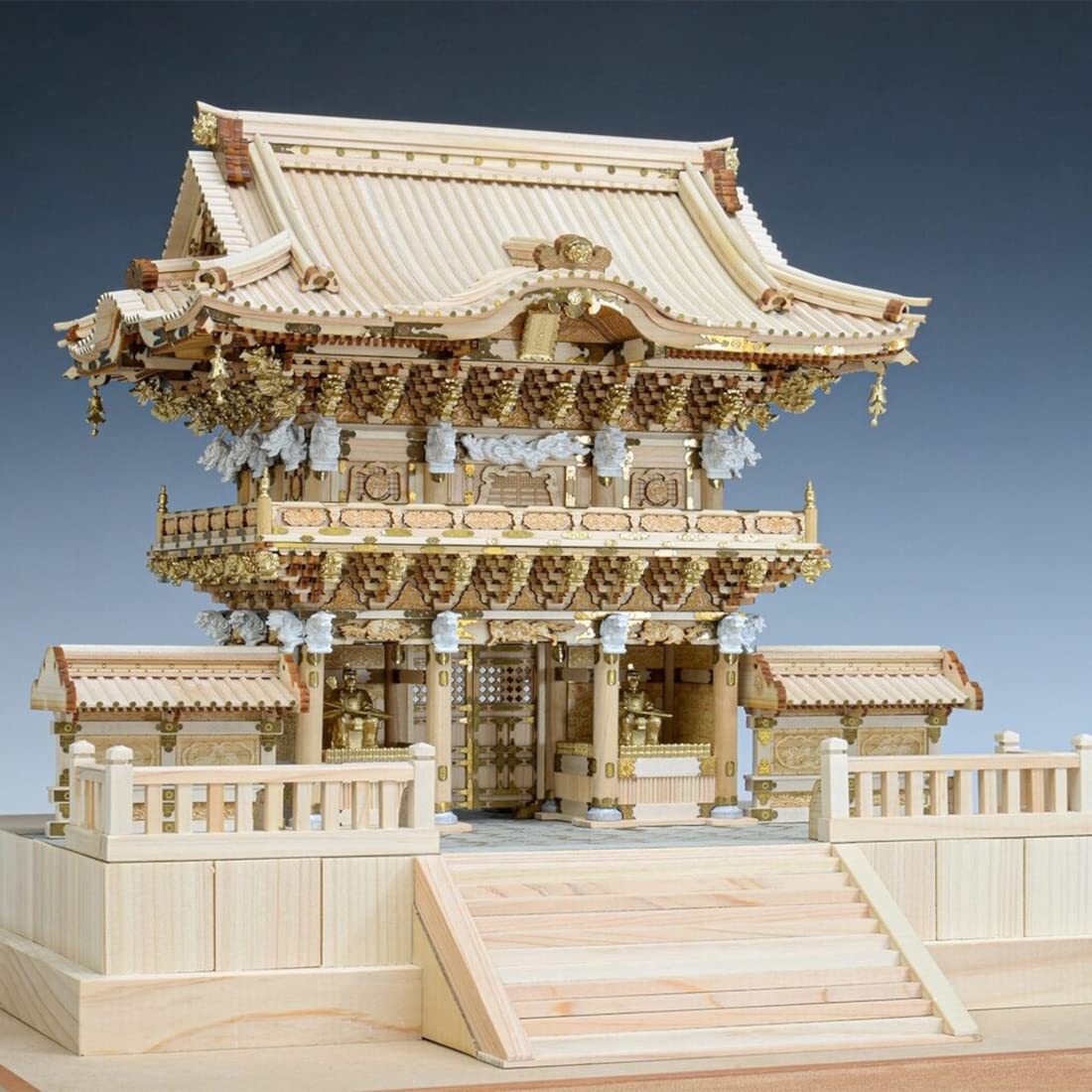 Woody Joe 1/50 Nikko Toshogu Yomei Gate Wooden Model Assembly Kit | eBay