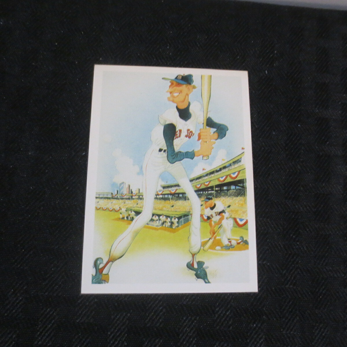 1985 Baseball Greats Caricatures #1 Ted Williams red Sox | eBay