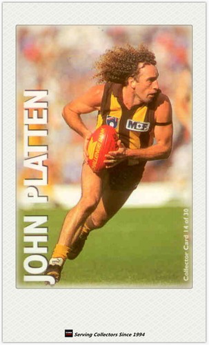 1996 Optus Vision AFL Card #14 John Platten (Hawthorn) | eBay