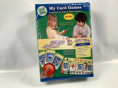Leap Frog My Card Games-Math Rummy And Alphabet Go Fish. Age 3+. SHIPS ...