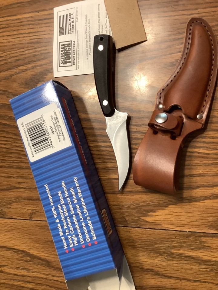 BRAND NEW Schrade Old Timer 152OT Sharpfinger - MADE IN USA - ORGINAL ...