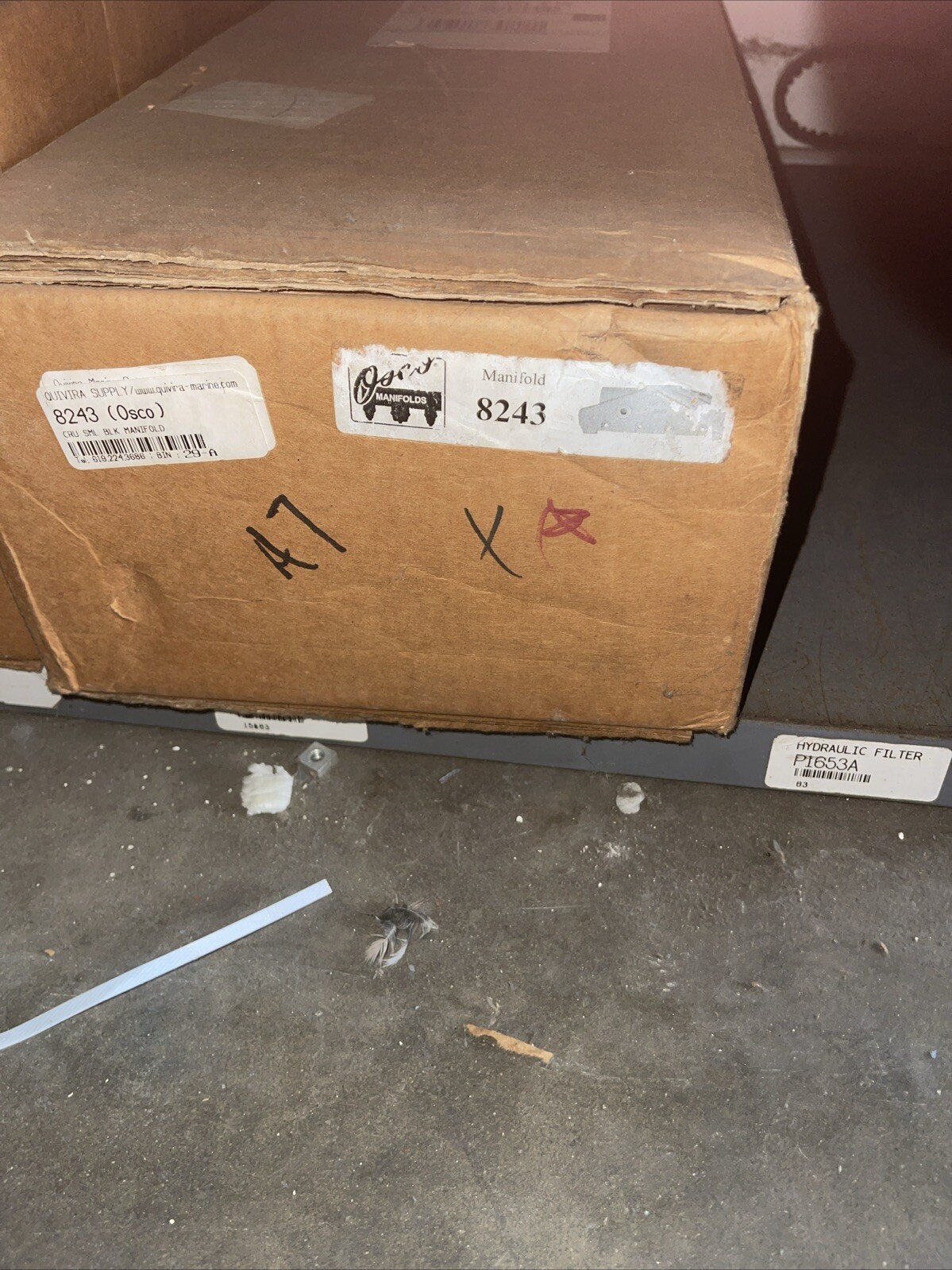 Osco 8243 Crusader Small Block Center Rise Exhaust Manifold for sale ...