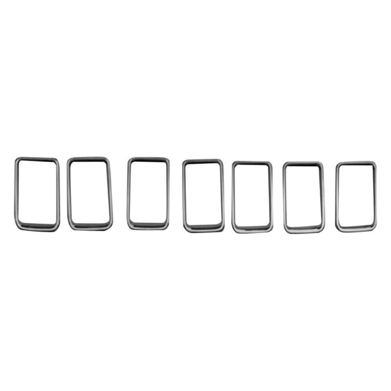 New Grille Trim Ring 7pc Fits 2014-2016 Jeep Grand Cherokee 68227779AA ...