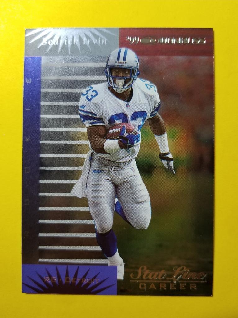 SEDRICK IRVIN 069/336 RC ROOKIE #186 DETROIT LIONS - MICHIGAN ST - 1999 ...