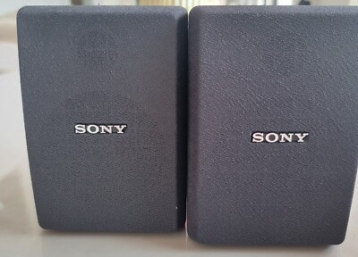 Pair Sony Model SS-SR151 Black Surround Sound, (2) Two Speaker System ...