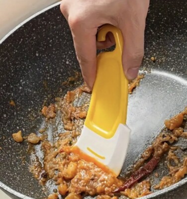 1pc, Silicone Pan Scraper, Dish Cleaning Spatula, Bowl Scraper Dish ...