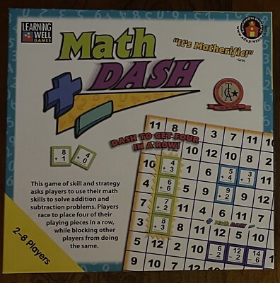 Addition Subtraction Math Dash Learning Well Game | eBay