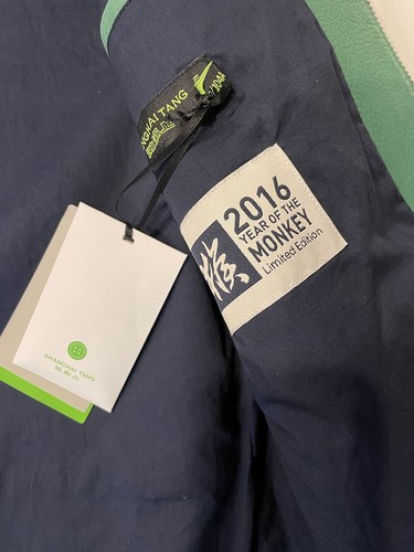 New Rare Limited Edition Mens Shanghai Tang Green Leather Jacket Size ...