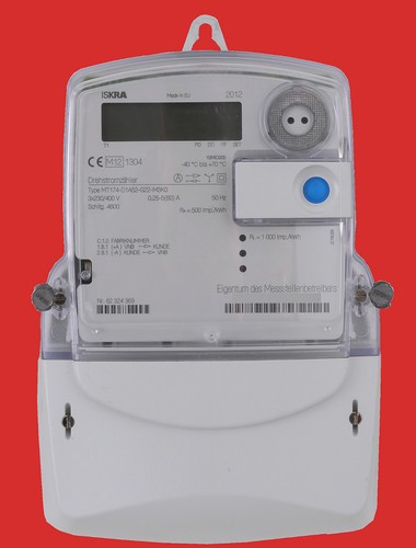ISKRA Drehstromzähler 5/60A 230/400V Zweiwege Zweirichtung MT174-D1A52 ...
