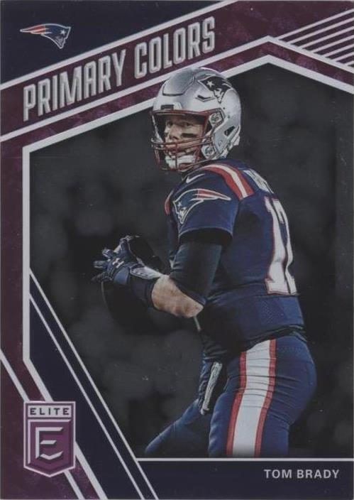 2019 Panini Donruss Elite - Primary Colors Tom Brady #PC-10 Purple /75 ...