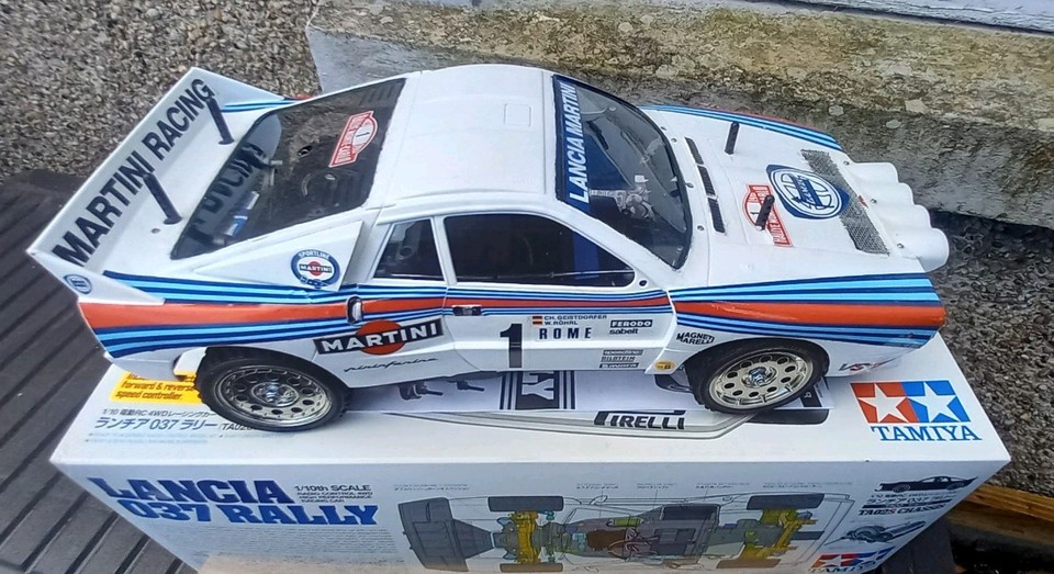 TAMIYA LANCIA RALLY 037 RC CAR 1/10 SCALE | eBay UK
