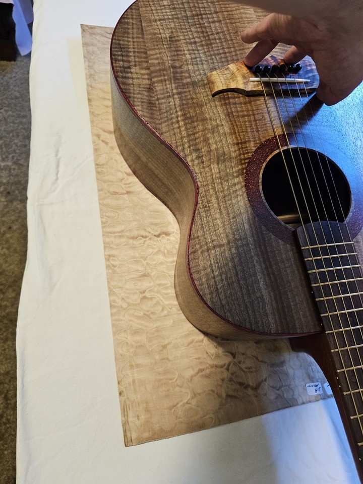 Quilted Curly Maple Instrument Grade 5 Book Match Guitar Back Sets | eBay
