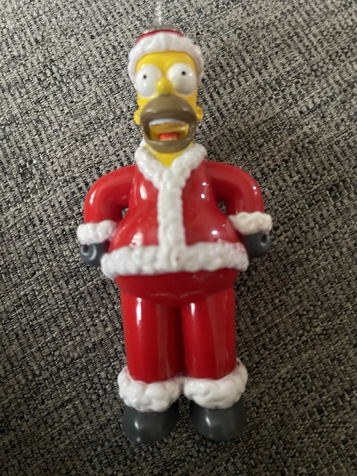 2-The Simpsons - Homer Simpson Santa Claus Christmas Ornament 2023 | eBay