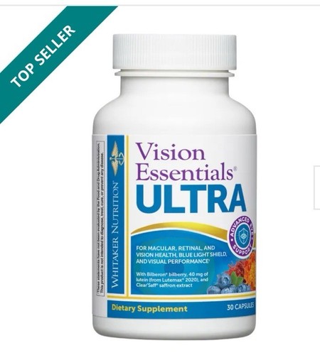 Dr. Whitaker Vision Essentials Ultra Supplement Capsules 30 Count Exp ...