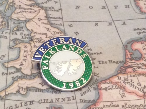 Falkland Islands British Armed Forces Veteran Lapel Pin 1982 Military ...