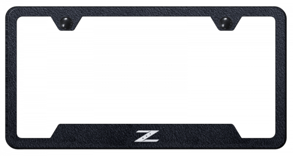 Nissan Z Laser Etched Logo Notched License Plate Frame Official ...