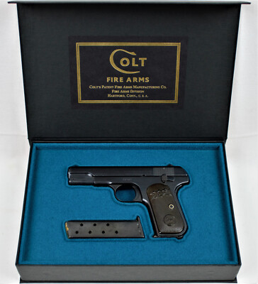 PISTOL GUN PRESENTATION CUSTOM DISPLAY CASE BOX for COLT m1903 / m1908 ...