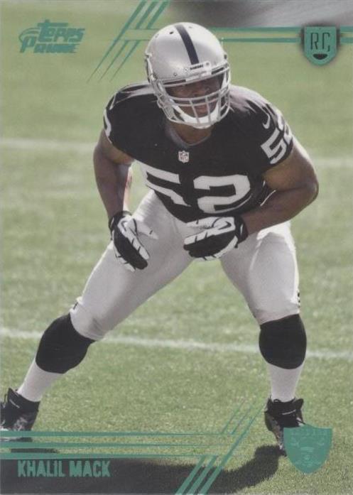 2014 Topps Prime - Rookie Khalil Mack #123 Green (RC) for sale online ...